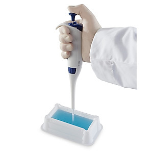 Heathrow Scientific Sterile Reagent Reservoir, 5 mL Capacity, Polystyrene, Disposable, White (Pack of 50)