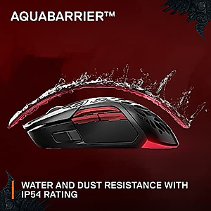 SteelSeries Aerox 5 Wireless – Diablo IV Edition – Lightweight 76g Gaming Mouse – 18000 CPI – TrueMove Air Optical Sensor – Water Resistant – 180+ Hour Battery Life – Free in-Game Item - PC/MAC