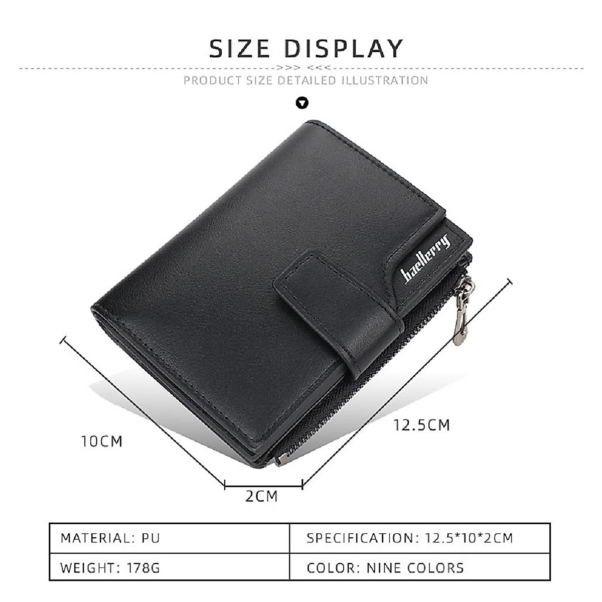 Personalized Women Photo Message Wallet Custom Engraved Wallets Slim Mini Vintage Zipper Leather Ladies Card Holder Custom Birthday Gift for Women Mom Grandma Girlfriend