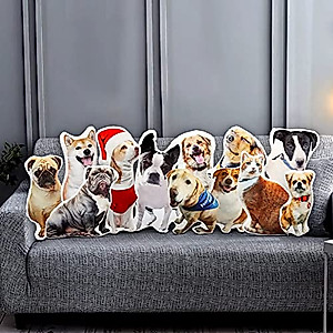 OARSE Custom Pet Pillows Personalized with Photo Pillow Shaped Looks Like Your Dog Cat Picture Customized Pets Gifts for Owners - Single Sided Print 12 Inch