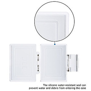 JJC Camera Battery Case Holder Box for Canon LP-E17 LP-E10 LP-E6 LP-E6N,Nikon EN-EL15a EN-EL14,Fujifilm NP-W126 NP-W126S,Sony NP-FW50 NP-FW100 and More Camera Battery Pack Below 2.36" x 1.65" x 0.94"