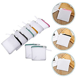 Tofficu Laundry Bags Mesh Wash Bags 8pcs Mesh Laundry Bags for Delicates Honeycomb Mesh Laundry Bags Washing Machine Wash Bag for Delicates Blouse Underwear Bra Baby Clothes Mesh Laundry Bag