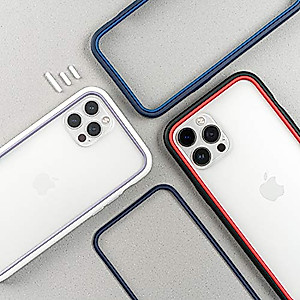 RhinoShield Bumper Case Compatible with [iPhone 12/12 Pro] | CrashGuard NX - Shock Absorbent Slim Design Protective Cover 3.5M / 11ft Drop Protection - Black