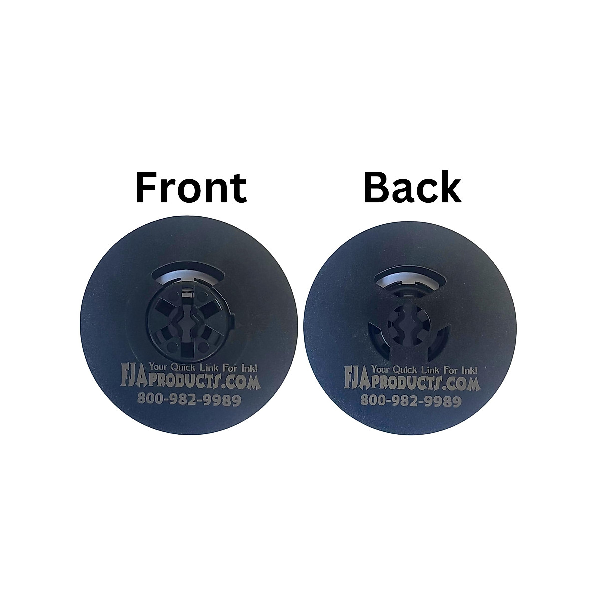 Universal Typewriter Ribbon Twin Spool Combo Pack - 1/2" Cloth (2) Pack