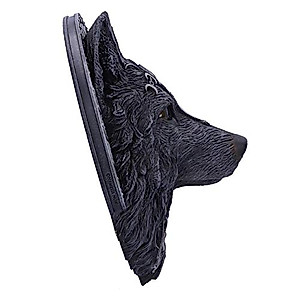 Nemesis Now Dark Gothic Magical Wolf Moon Wall Hanging Plaque, Black, One Size
