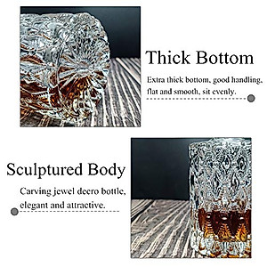 Bitters Bottle - Jewel Bitter Bottle For Cocktail, 6oz / 175ml, Glass Dahs Bottle With Gold Plated Cork Dasher Top - DSBT0011 (1, Gold)