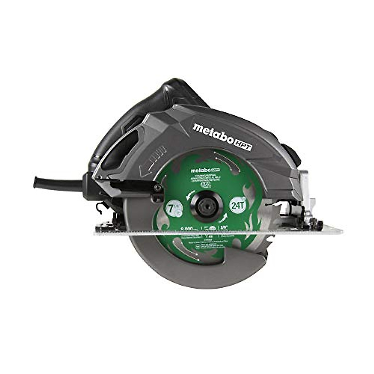 Metabo HPT Circular Saw | 7-1/4-Inch | 15-Amp Motor | 6800 RPM | Electric Brake | Dust Blower | C7BUR