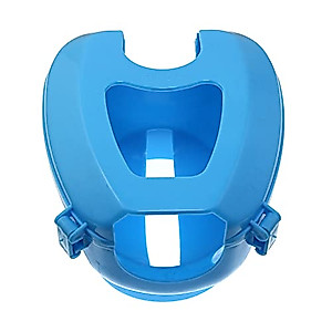 Maxmoral Pigeon Holder Bird Fixed Frame Rack Plastic Pigeons Holder Feeding Syringe for Young Birds Pigeon Parrot Chick for Injection Feeding Fixed Mount Bird Supplies, Blue