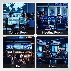 TESmart 8x8 HDMI Matrix 4K Matrix Switcher Support EDID, 4K@30HZ, 1080P 3D, HDCP, 8 in 8 Out HDMI Switch with IR Remote Control, RS232, TCP/IP Control, Rack-Mount HDMI Matrix