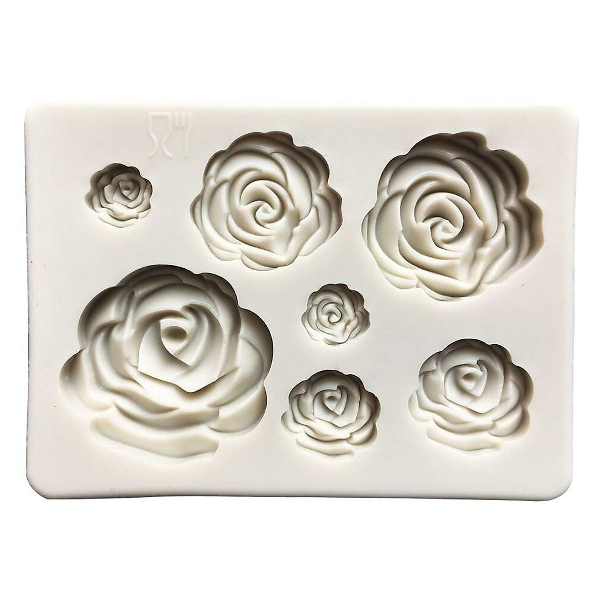 2PCS Rose Flowers silicone molds Cake Chocolate Mold wedding Cake Decorating Tools Fondant Sugarcraft Cake Molds