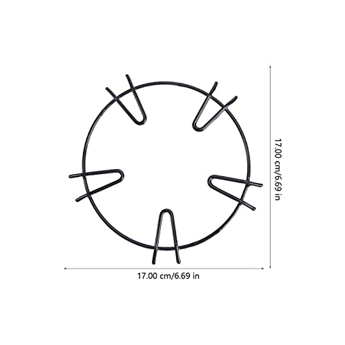 SOLUSTRE 6 Pcs Milk pan stand gas stove pan support gas ring trivet pot stovetop grate rack stove top hob replacement grill grates Kitchen Accessories bracket ring Gas stoves enamel