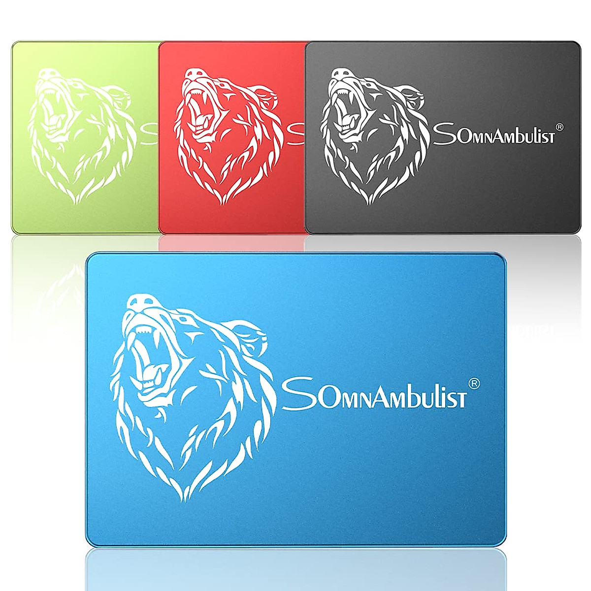 Somnambulist Laptop/Desktop SSD 2.5" SATA3 120gb 240gb 60gb SSD Solid State (Blue Bear-120GB)