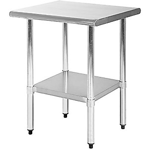FDW Stainless Steel 24x24 Inch Kitchen Work Table