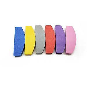 Beaupretty 20PCS nail file for acrylic nails nail sanding block pedicure nail buffer nail files Toenail File nail emery board False Nail File Fingernail File nail art tool bulk purple Remover