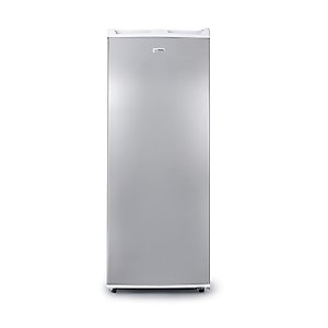 Commercial Cool Upright Freezer, Stand Up Freezer 6 Cu Ft with Reversible Door, White with VCM Door