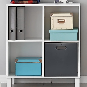 Tstorage 11 Inch Collapsible Plastic Storage Cubes, 4 Packs