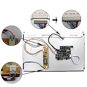 VSDISPLAY 15" 15 Inch 1280X720 LCD Screen M150EW01 V0 with HD-MI Audio LCD Controller Board