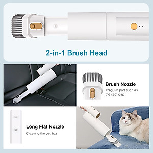 Handheld Vacuum, Mini Vacuum, Hand Vacuum Dust Buster with 8000Pa Strong Suction, 150W High Power, USB Rechargeable 270-Degree Rotatable Cordless Portable Vacuum for Home Office and Car