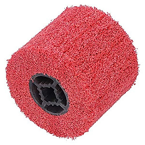 4.7x3.9in Nylon Polishing Wheel Polishing Machine Burnishing Wheel Polisher Accessory Red Polishing Tool