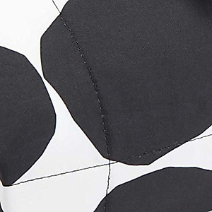 Marimekko - Throw Blanket, Soft & Cozy Alternative Down Blanket, Modern & Stylish Home Decor for Bed or Couch (Pienet Kivet Black, Oversized Throw)