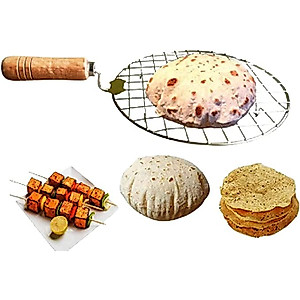 Nexxa Stainless Steel Round Wire Roaster Roti Jali, Roti Grill, Papd Grill, Chapati Grill