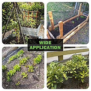 JUNKOGO Bird Netting 30 x 30 Feet Woven Mesh Garden Netting for Bird Protect Plants, Fruit Trees, Vegetables Against Birds, Deer, Squirrel,Rabbits and Other Animals