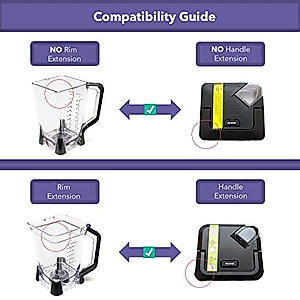 Ninja blender parts for BL770 BL771 BL773 BL660 BL740 BL780 (Pitcher, new model)