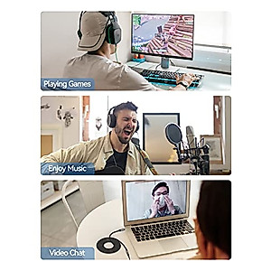 VIOY Headphone Extension Cable 20FT,[Copper Shell, Hi-Fi Sound] 3.5mm Male to Female Stereo Audio Cable Nylon Braided Aux Cord for Smartphones, Tablets, Media Player