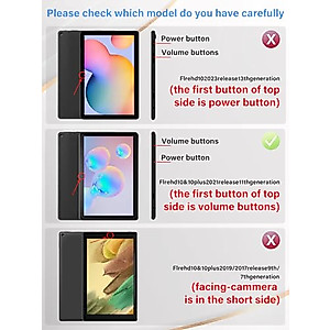 ROISKIN Dual Layer Heavy Duty Shockproof Impact Resistance Drop Proof Military Grade Kids Protective Case for Fire HD 10 & HD10 Plus Tablet 2021 11thgen with Kickstand, not for iPad Samsung Galaxy