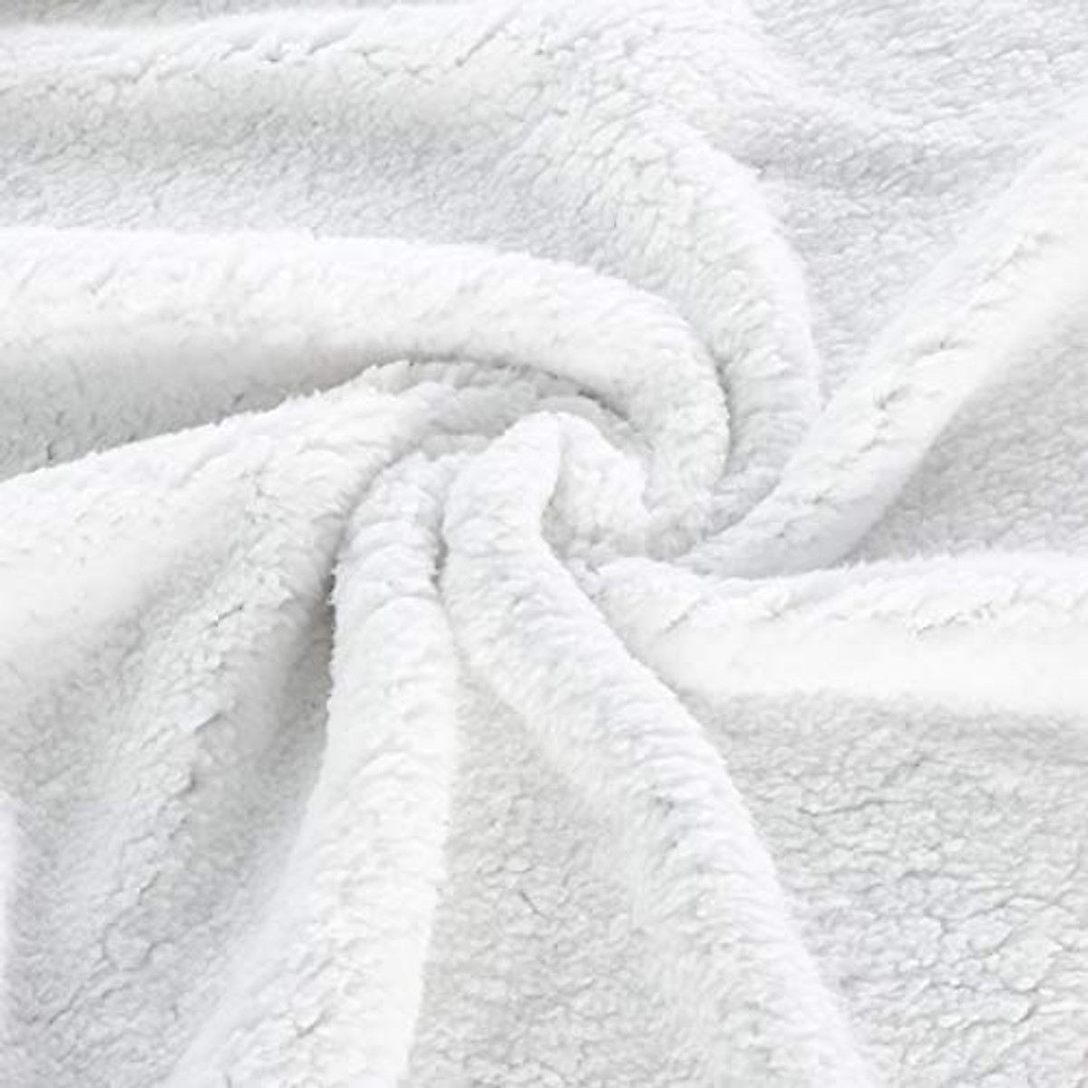 Amazon Basics Ultra-Soft Micromink Sherpa Blanket, Throw, Spa Blue Aztec Stripe