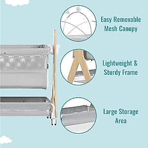 Dream On Me Horton Bassinet and Bedside Sleeper