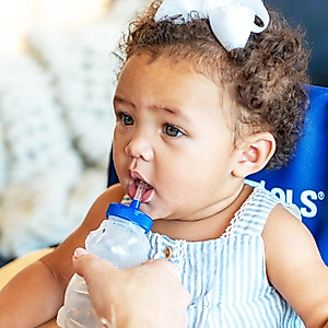 TalkTools Honey Bear Straw Cup for Babies - BPA-Free, Food-Grade Therapy Sippy Bottles for Speech and Feeding Training - Leak-Proof, Licensed Speech Pathologist (Single, 5, Ounce)