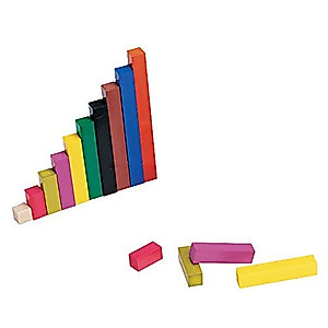 hand2mind Foam Cuisenaire Rods Individual Set, Math Manipulatives, Montessori Math Rods, Math Counters, Math Blocks, Counting Blocks, Montessori Math, Fraction Bars, Number Rods (Set of 74)