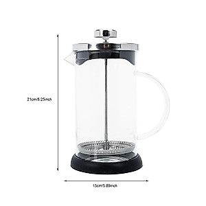 PRETYZOOM Coffee Maker Portable Coffeepot Manual Coffeepot Household Coffeepot Coffee Milk Maker Coffeepot for Home Coffee Milk Bubbler Coffee Teapot Espresso Maker Pot