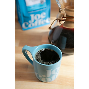 Joe Coffee Company (NYC Roaster), Half Moon Half Caffeinated Ground Coffee, 12 oz Bag, RFA Certified, Kosher, Climate Friendly, Specialty Coffee