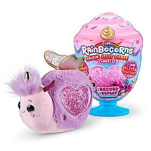 Rainbocorns Jelly Shake Surprise Series 2 Snail by ZURU Cuddle Plush Scented Stuffed Animal, Slime Mix, Talkback Feature and More, Ages 3+ (Snail)