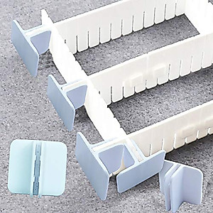4 Pack Drawer Dividers Side Fixing Buckle Buckle Fixed Drawer Divider Clip for DIY Adjustable Drawer Dividers Dressing Table Tools