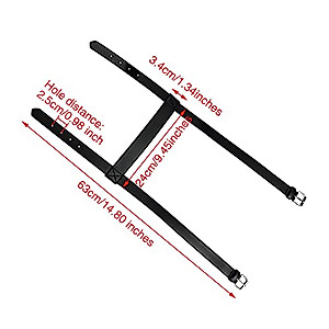 Picnic Blanket Carry Strap,Motorcycle Blanket Straps,Bedroll Straps,Portable Double-Layer PU Leather Carry Strap,for Camping, Festivals, Picnics, Motorcycle Bedroll Straps(Black)