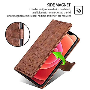 YOUKABEI MojieRy Phone Cover Wallet Folio Case for Samsung Galaxy S9 Plus, Premium PU Leather Slim Fit Cover for Galaxy S9 Plus, 3 Card Slots, Good Design, Brown