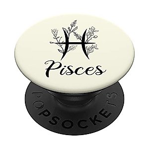 Cottagecore Aesthetic Pisces Zodiac Sign Horoscope PopSockets Swappable PopGrip