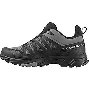 Salomon X Ultra 4 Hiking Shoes for Men, Quiet Shade/Black/Quiet Shade, 11