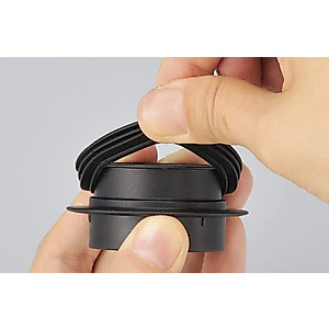 iwaki KT5032-BKO Heat Resistant Glass Seasoning Container, Oil Bottle, Oil Dispenser, Black, M, 5.3 fl oz (160 ml), Lid Included