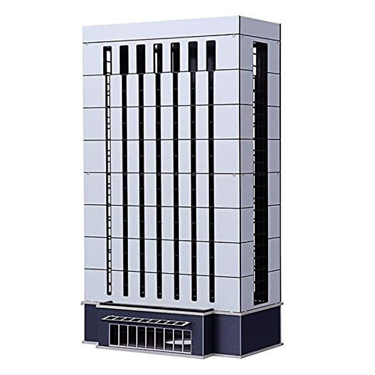 EatingBiting（R） N Scale 1/150 1/160 Modern Enterprise Government Skyscraper Buildings Models Realism Scene for DIY Sand Table Garden Micro Landscape Ornaments Decor Supply DIY Player Spray Painting