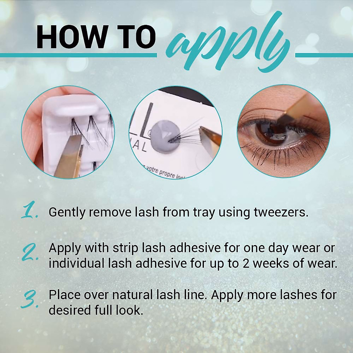 Ardell False Eyelashes Soft Touch Trios Individuals Short Black 4 Pack