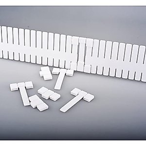 momoi 20pcs Provided extender Drawer Dividers,Adjustable Drawer Organizer with Fixed Buckle (Provided extender)
