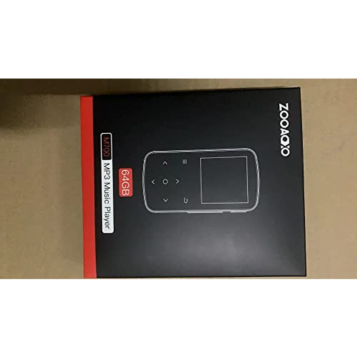 64 GB Clip MP3 Player, ZOOAOXO Music Player with Bluetooth 5.2, HD Screen, HiFi Sound, Voice Recorder, FM Radio, Pedometer, 1.04 oz Ultra-Light, Great for Sports, Card Reader and Earphones Included