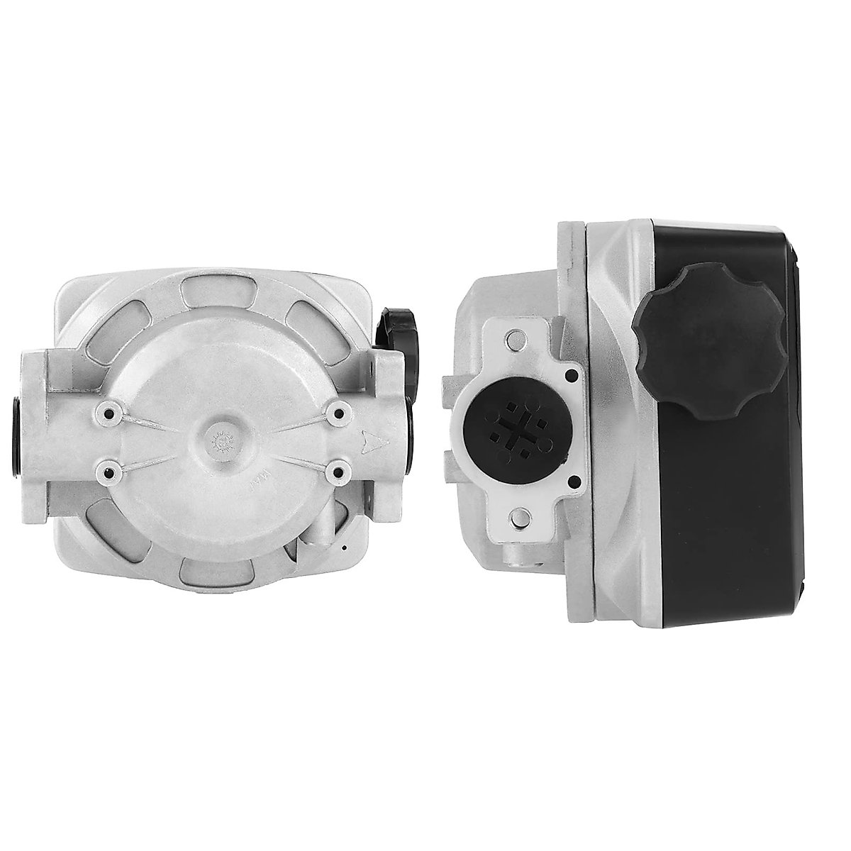 Mechanical Meter, 4 Digital Fuel Meter 1 Inch High Accuracy Gas Oil Flowmeter Counter Gauge with LCD Digital Display for Measuring, Kerosene, Gasoline