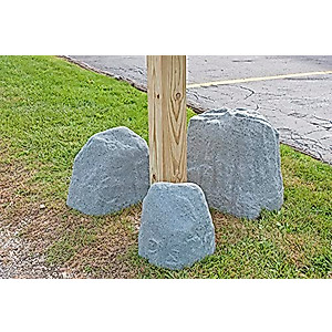 Emsco Group 2187 Landscape Rock - Natural Granite Appearance -Small -Lightweight - Easy to Install