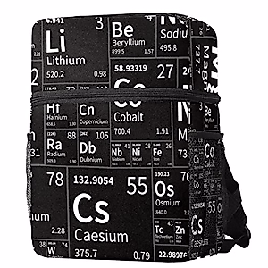 VBFOFBV Travel Backpack, Laptop Backpack for Women Men, Fashion Backpack, Blackboard Periodic Table of Chemical Elements