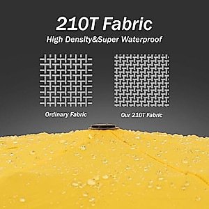 Chakipee Travel Inverted Umbrella Compact Windproof- Automatic reverse Umbrellas for Rain - Folding Portable 48inch Span, 10 Ribs Large Umbrella